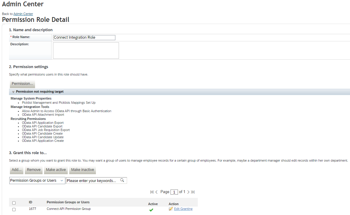 SAP SuccessFactors – API StepStone